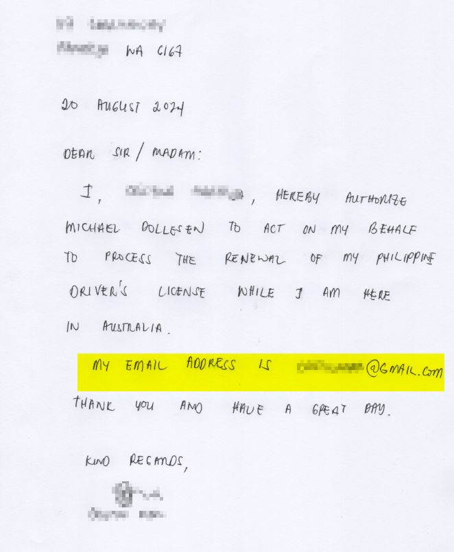 LTO Driver’s License Renewal (receipt only) – KABAYAN EXPRESS ANZ